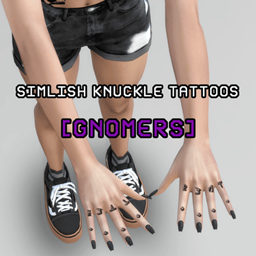 Simlish Knuckle Tattoos - File - The Sims 4 Create a Sim - CurseForge