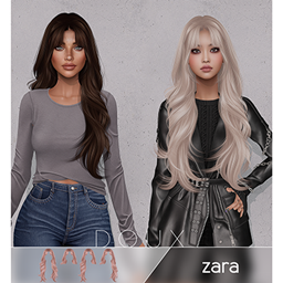 DOUX - Zara Hairstyle - PACK (4 HAIRS) - The Sims 4 Create a Sim ...