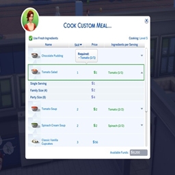 Custom Food Interactions por icemunmun / Translated to Spanish by ...