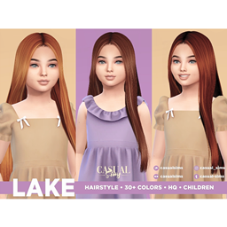Casual Sims - Lake Hairstyle for Children - Gallery - The Sims 4 Create ...