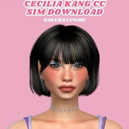 Cecilia Kang CC - The Sims 4 Sims / Households - CurseForge
