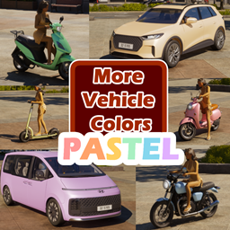 More Vehicle Colors - Pastel - File - inZOI Mods - CurseForge