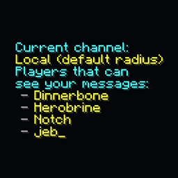 Client Chat Channels - Minecraft Mods - CurseForge