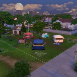 Tent camp base game - The Sims 4 Rooms / Lots - CurseForge