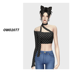 OWO2077 - Luxury Ribbon Top - Gallery - The Sims 4 Create a Sim ...