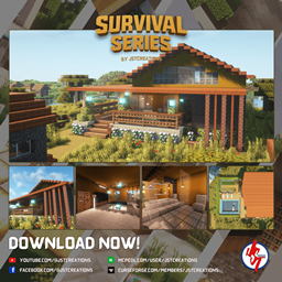 Survival Savanna House #64 (Achievements On) - JST House #64v2.mcworld ...