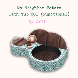 [My Neighbor Totoro] Bath Tub 001 (Functional) - Files - The Sims 4 ...