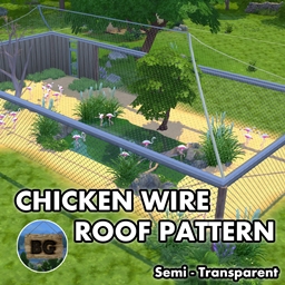Chicken Wire - Roof Pattern ~ Fence - The Sims 4 Build / Buy - CurseForge