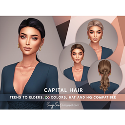 SONYASIMS - CAPITAL HAIR - SonyaSims 311 Hair Capital.zip - The Sims 4 ...