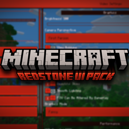 Redstone UI Pack v2.0.2 - Minecraft Bedrock Texture Packs - CurseForge