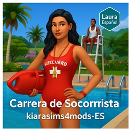 🏖️👩‍🚒 Lifeguard — Active Career by kiarasims4mods (Spanish translation ...