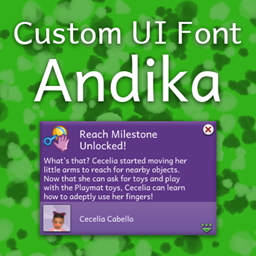 Custom UI Font - Andika - Gallery - The Sims 4 Mods - CurseForge