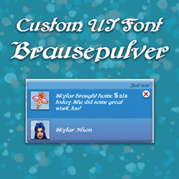 Custom UI Font - Brausepulver - Gallery - The Sims 4 Mods - CurseForge
