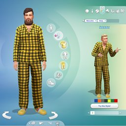 Custom Styled Look: Zzzzzz - The Sims 4 Create a Sim - CurseForge