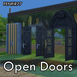 [F] Open Doors - Gallery - The Sims 4 Build / Buy - CurseForge