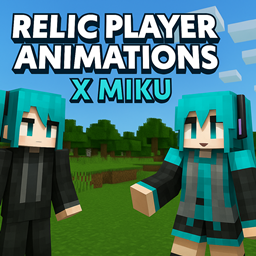 Relic Player Animations X Miku - Files - Minecraft Bedrock Addons ...