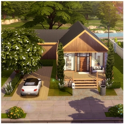 Wood Reno House - The Sims 4 Rooms / Lots - CurseForge