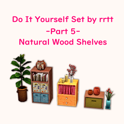 Do It Yourself Set -Part 5- (Natural Wood Shelves) - File - The Sims 4 ...