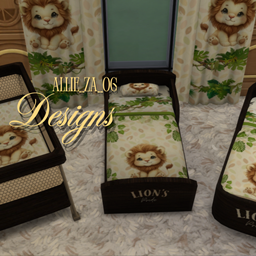 Lion's Pride Bedroom Set (Base Game) - File - The Sims 4 Build / Buy ...