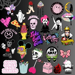 Edgy Set - Decal Stickers - The Sims 4 Build / Buy - CurseForge