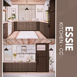 Essie Kitchen - CC room - The Sims 4 Rooms / Lots - CurseForge