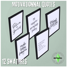 Motivationnal Quotes - The Sims 4 Build / Buy - CurseForge