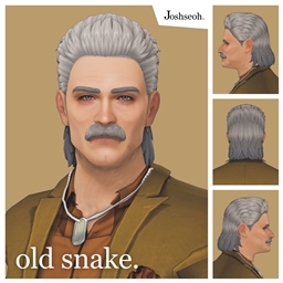 Old Snake Hair - The Sims 4 Create a Sim - CurseForge