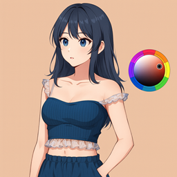 Lace Trim Crop Top - inZOI Create a Zoi - CurseForge