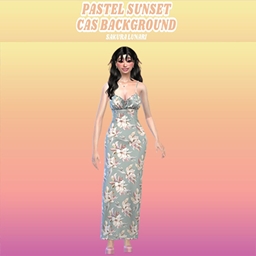 Pastel Sunset CAS Background - The Sims 4 Mods - CurseForge