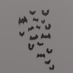 Bat Swarm Wall Decor - File - inZOI Build Mode - CurseForge