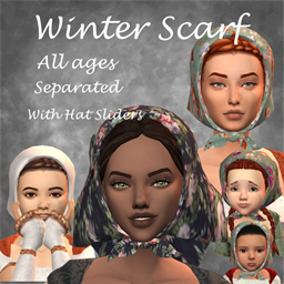 Winter Scarf for all ages - Files - The Sims 4 Create a Sim - CurseForge
