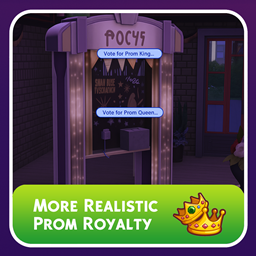 More Realistic Prom Royalty - The Sims 4 Mods - CurseForge