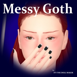 Soft & Faded Goth Eyebrows – Subtle Smokey Eyebrows CC - The Sims 4 ...
