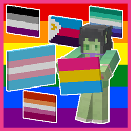 Decorative LGBT+ Wall Flags - Minecraft Mods - CurseForge