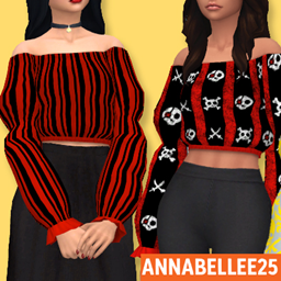 "All Hands Hoay" Top - Files - The Sims 4 Create a Sim - CurseForge