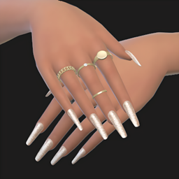 Glitter nails set 93 - The Sims 4 Create a Sim - CurseForge