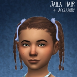 Jaila Hair For Kids - File - The Sims 4 Create a Sim - CurseForge