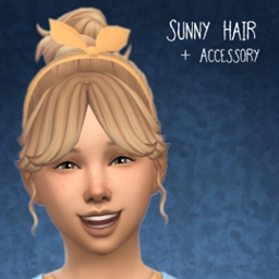 Sunny Hair For Kids - Files - The Sims 4 Create a Sim - CurseForge
