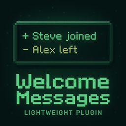 Welcome Messages | By FiveDollaGobby - Minecraft Bukkit Plugins ...