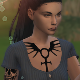 Gothic tattoos part 1 - CHEST - The Sims 4 Create a Sim - CurseForge