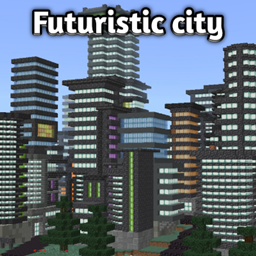 Futuristic city - Gallery - Minecraft Bedrock Maps - CurseForge