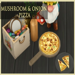 MUSHROOM AND ONION PIZZA Recipe By icemunmun | Chinese Translation - 1 ...