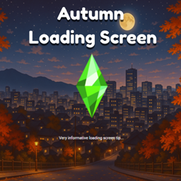 Autumn Cosy City Loading Screen - The Sims 4 Mods - CurseForge