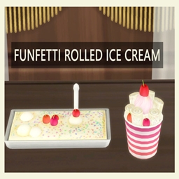 Funfetti Rolled Ice cream Recipe By icemunmun | Chinese Translation ...