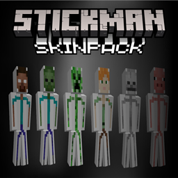 Stickman Collection - Minecraft Bedrock Skins - CurseForge