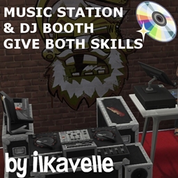 DJ Booth and Music Station give both skills - The Sims 4 Mods - CurseForge