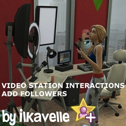 Video Station Interactions Add Followers - The Sims 4 Mods - CurseForge