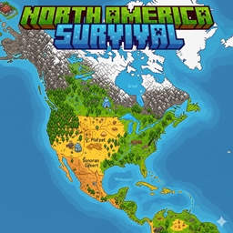 North America Survival - File - Minecraft Bedrock Maps - CurseForge