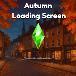 Autumn Town Scene Loading Screen - The Sims 4 Mods - CurseForge