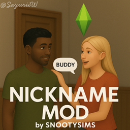 Nickname Mod by Snootysims - Tradução PTBR - The Sims 4 Translations ...